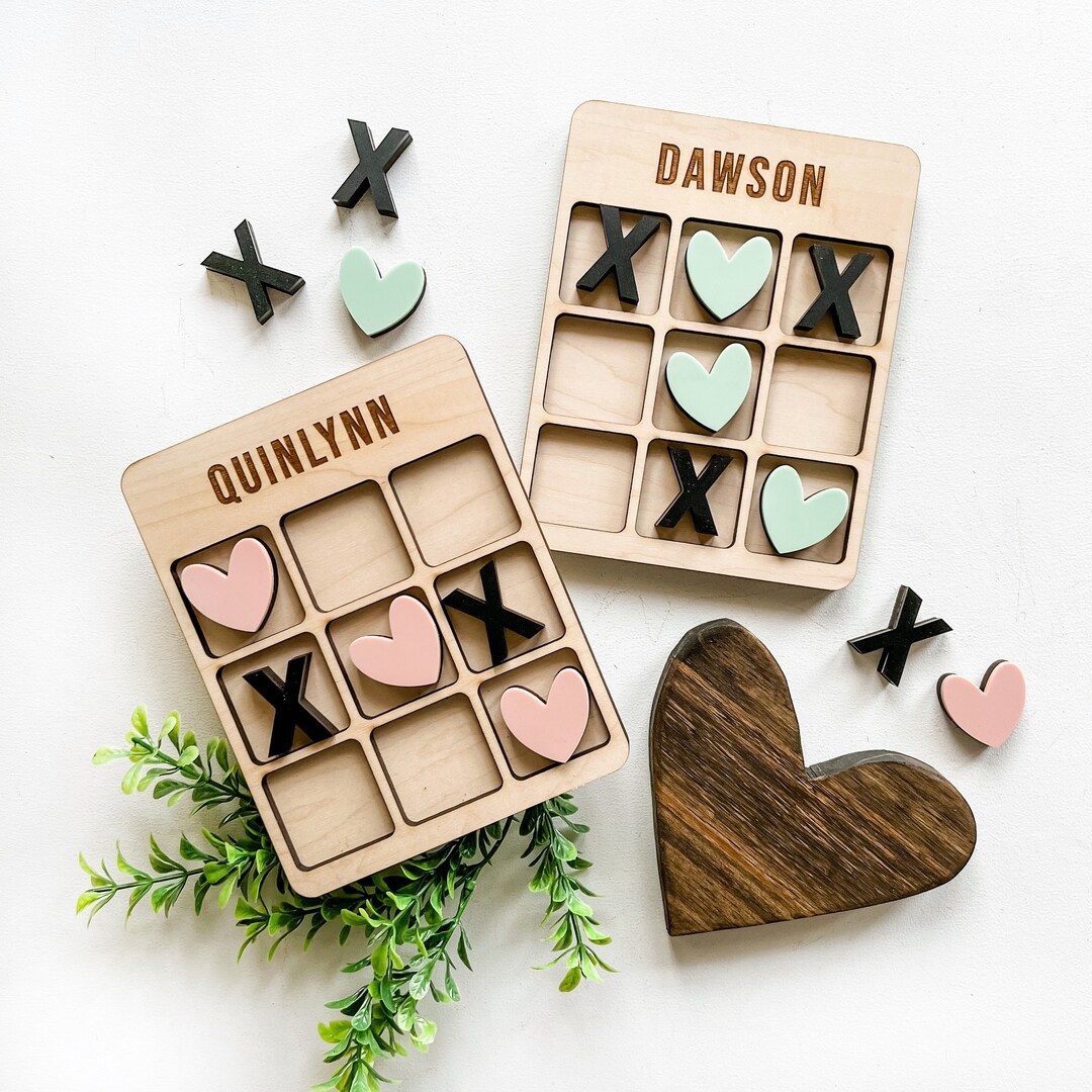 Custom Tic Tac Toe Game, Valentines Day Gift Idea, Easter Basket Gifts ...