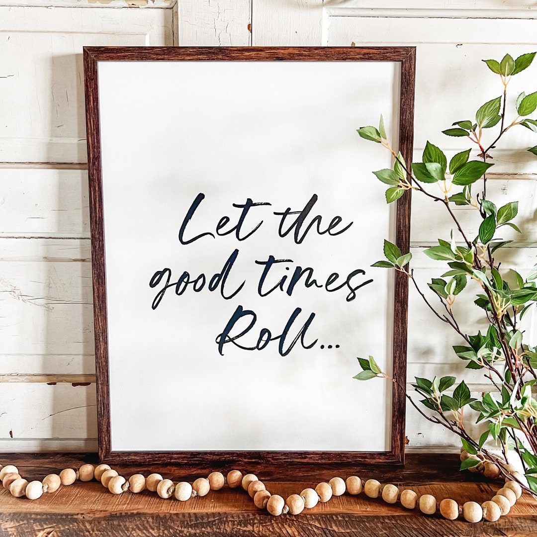 Let the Good Times Roll Sign, Music Room Sign, Sign for Bar, Music ...