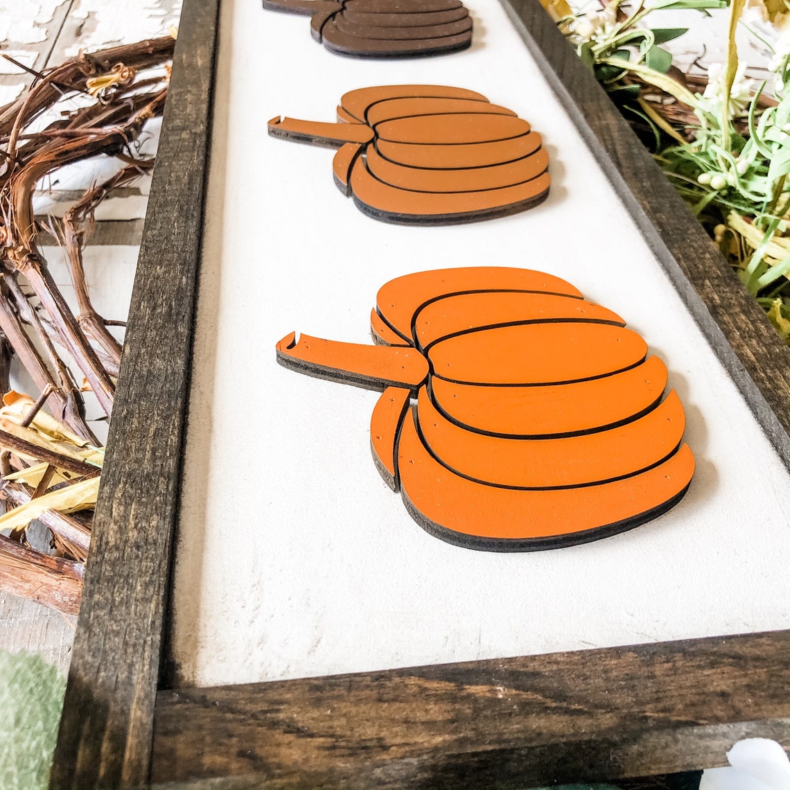 Fall Wood Sign Fall Pumpkin Sign Fall Home Decor Pumpkin | Etsy