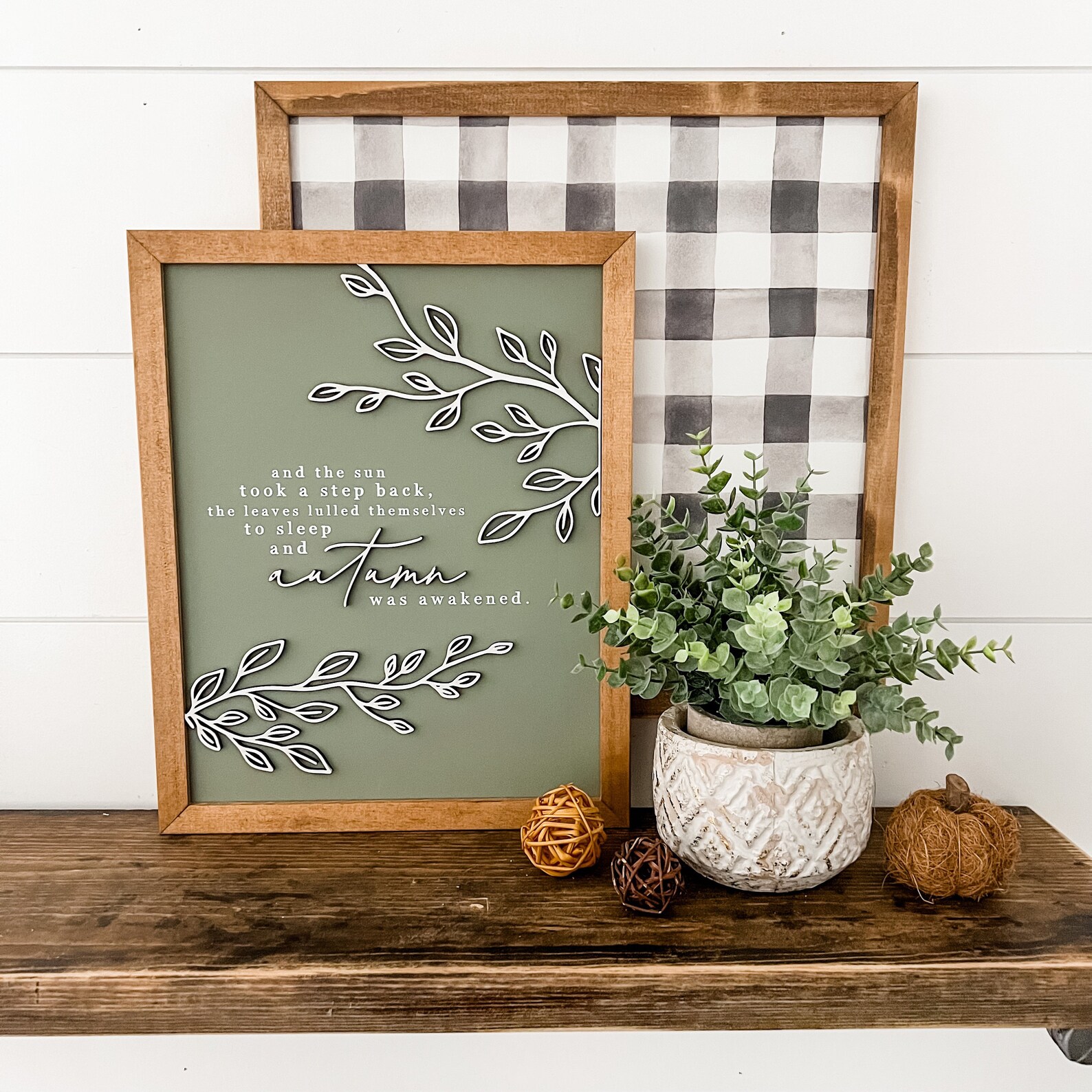 Fall Quote Wood Sign, Fall Quotes, Fall Home Decor, Lasercut Wood Sign ...