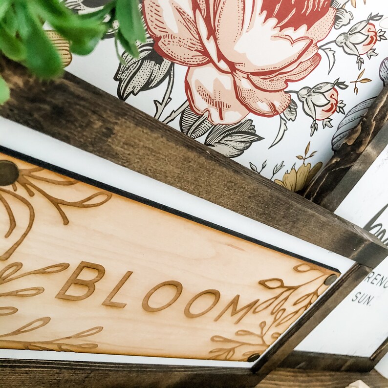 Spring Wood Sign, Farmhouse Spring Sign, Bloom Wood Sign, Spring Home ...