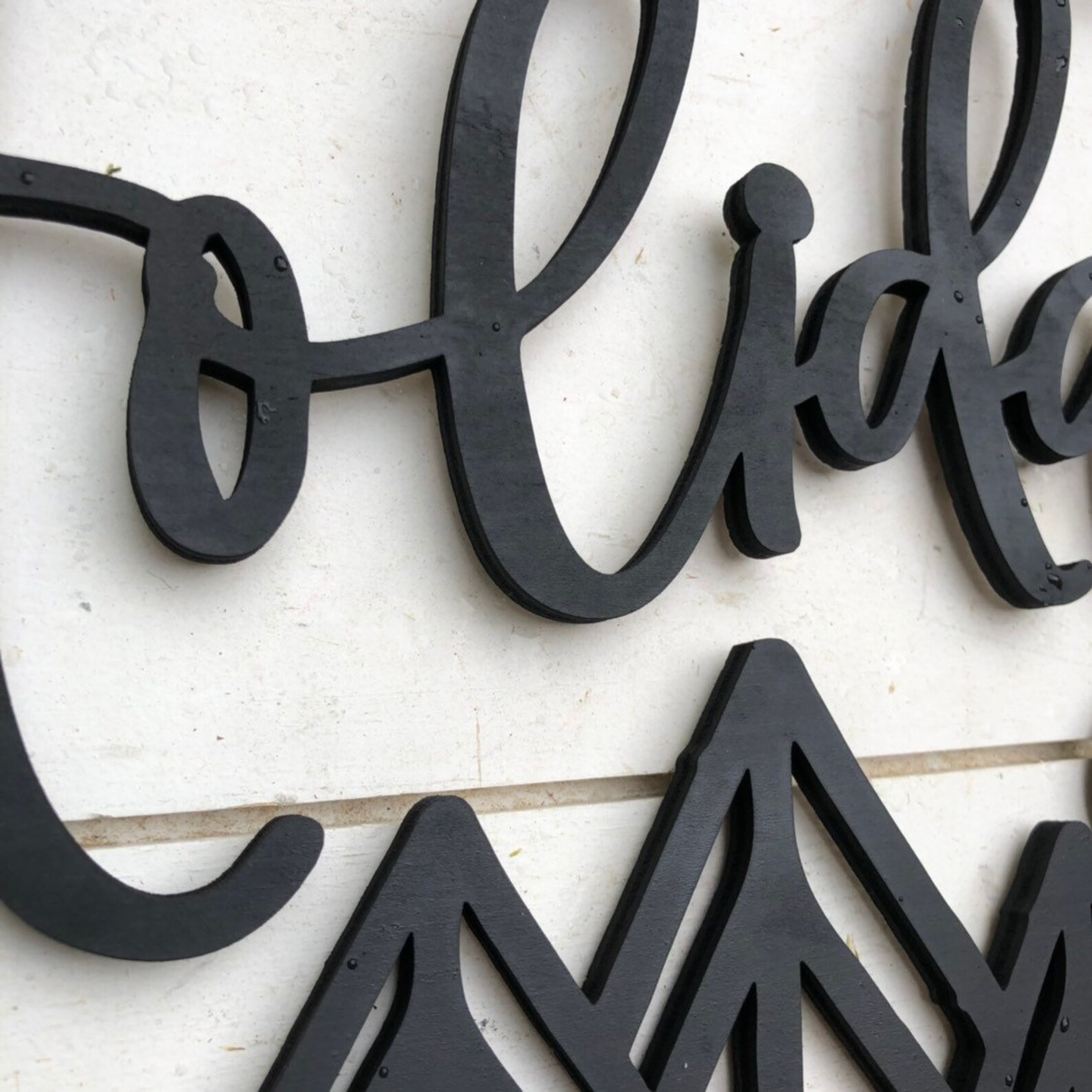 3D Laser Cut Sign Laser Cut Name Christmas Door Sign 3D | Etsy