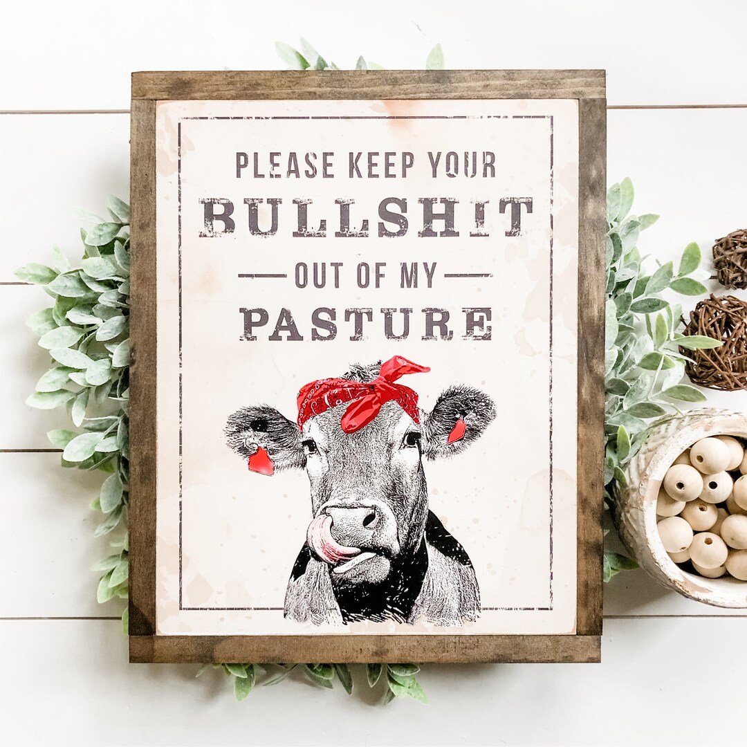 Funny Farm Sign, Farmhouse Sign, Farmhouse Decor, Farm Sign, Signs for ...