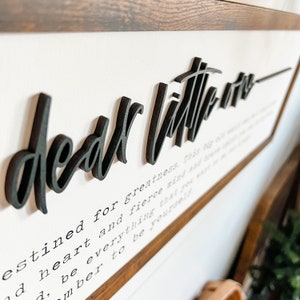 Nursery Sign, My Dear Little One, Nursery Decor, Signs for Nursery ...