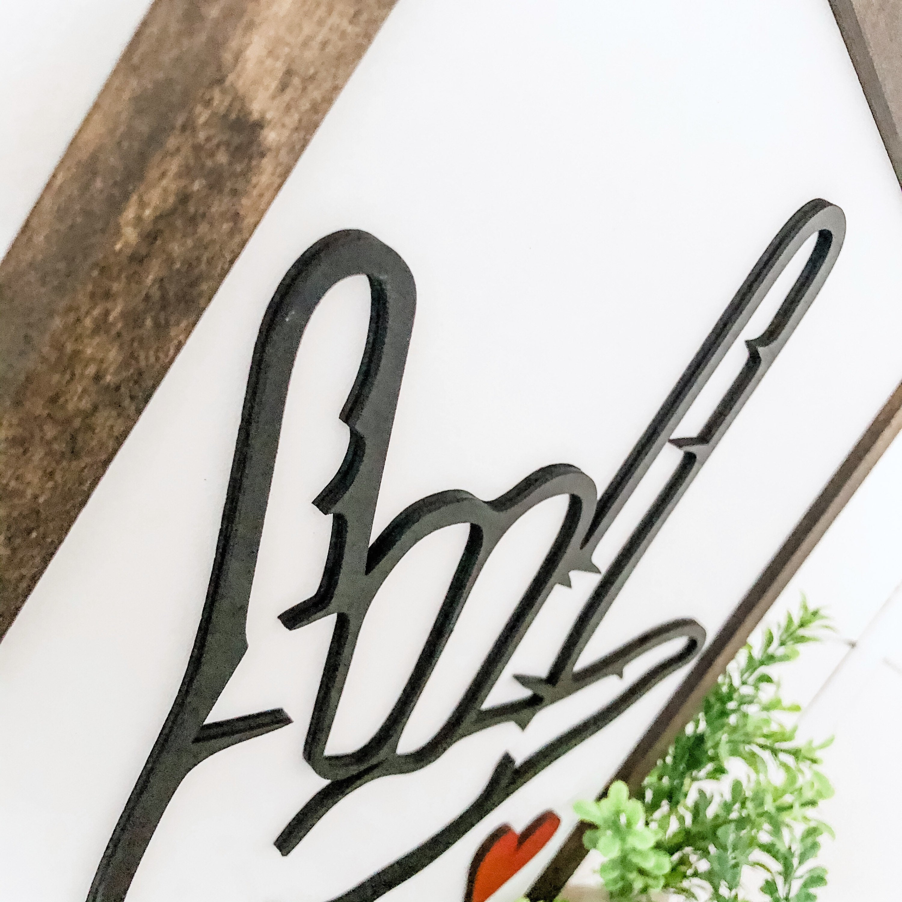 Valentine Decor Sign Love Sign Language I Love You Sign - Etsy