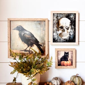 Halloween Skull Sign, Signs for Halloween, Vintage Halloween Sign ...