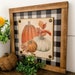 Fall Wood Sign, Plaid Pumpkin Sign, Fall Home Decor, Fall Farmhouse ...