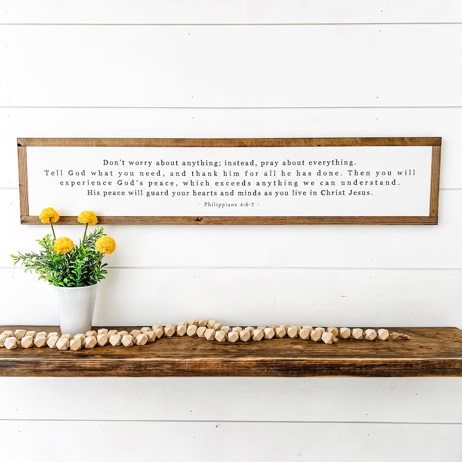 Bible Verse Signs Scripture Sign Philippians 4:6-7 Verse - Etsy