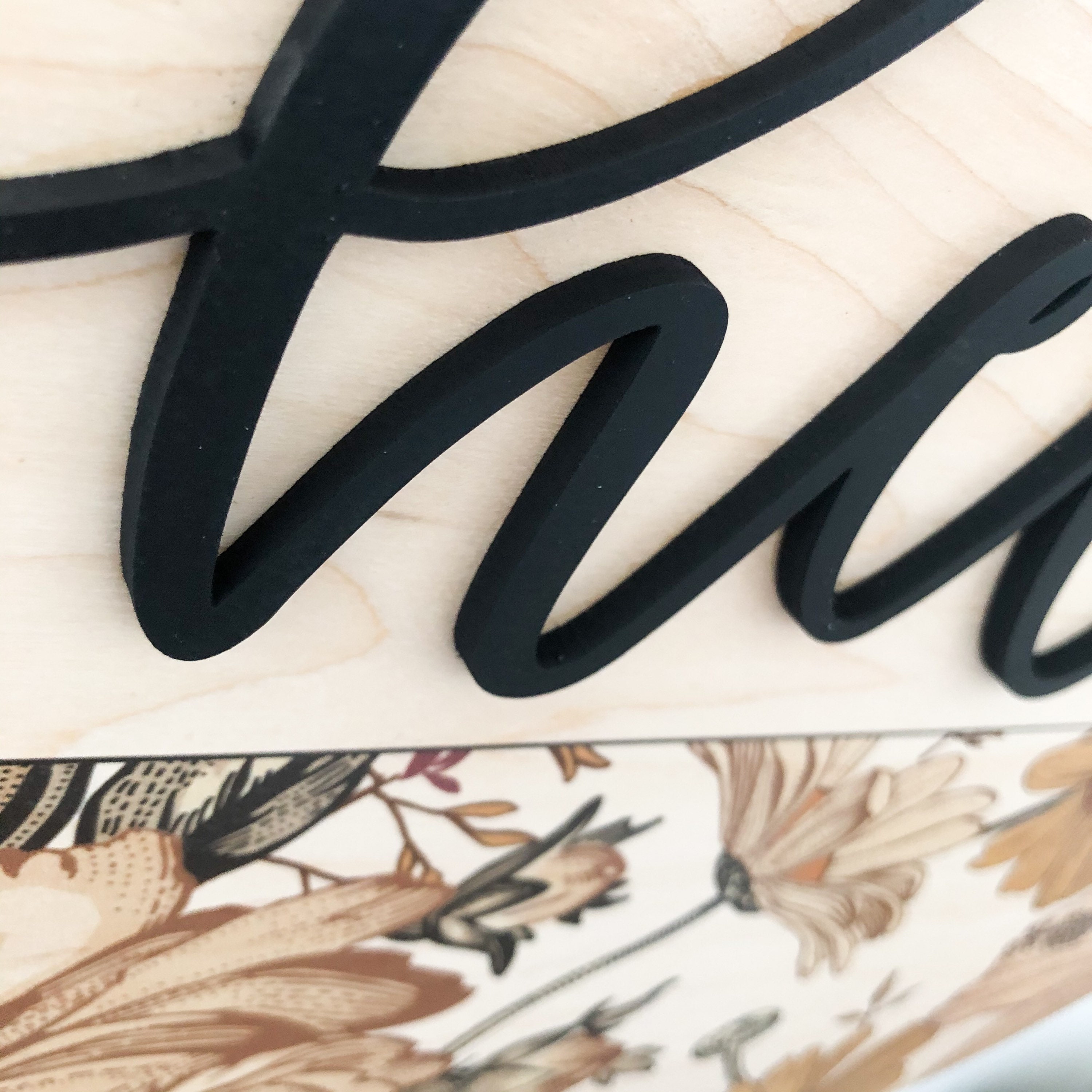 Spring Round Sign Personalized Wood Sign Round Wood Sign - Etsy