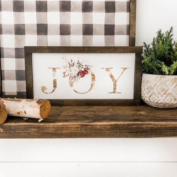 Joy Christmas Sign - Etsy