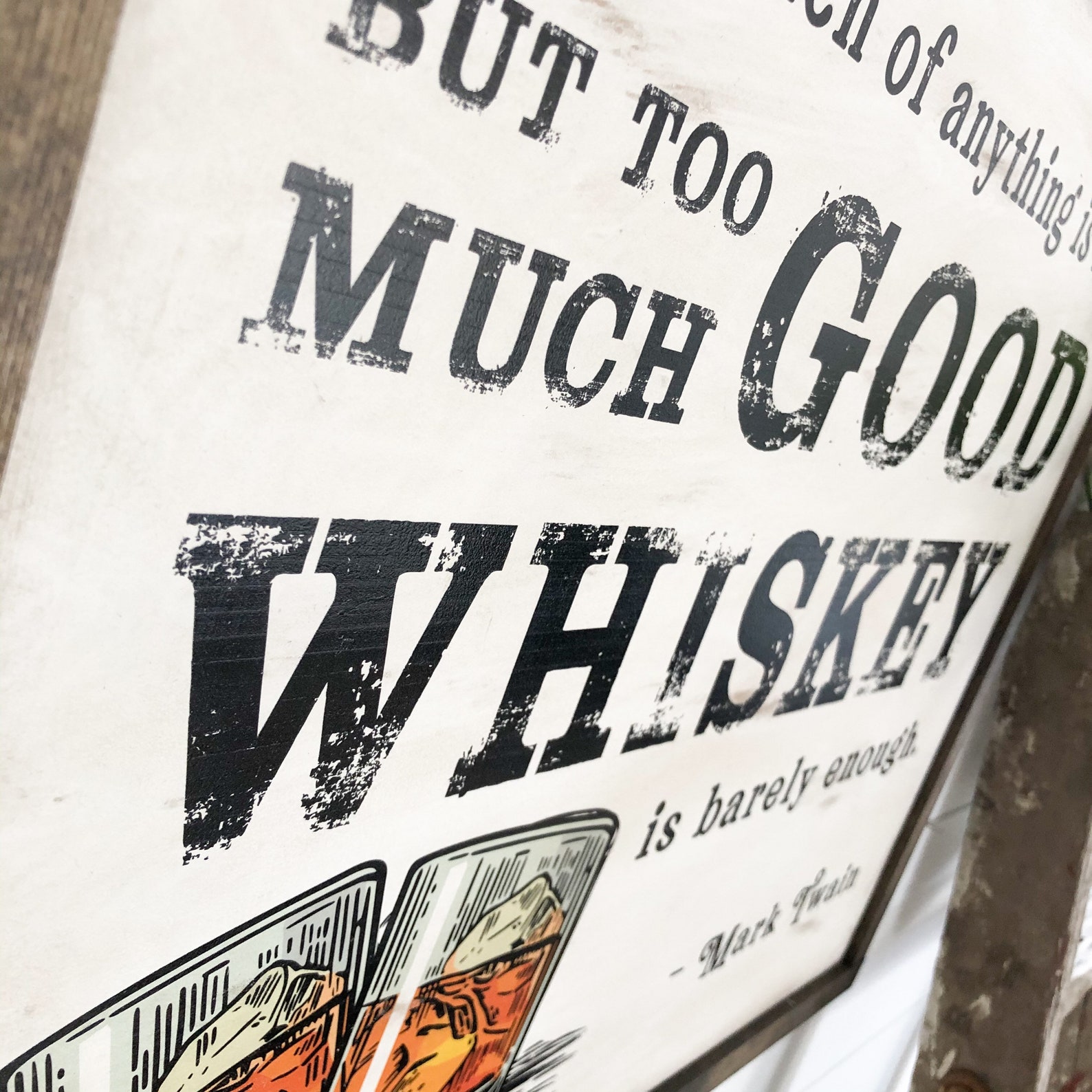 Whiskey Bar Sign, Signs for Bar, Whiskey Quotes, Gifts for Dad, Mancave ...