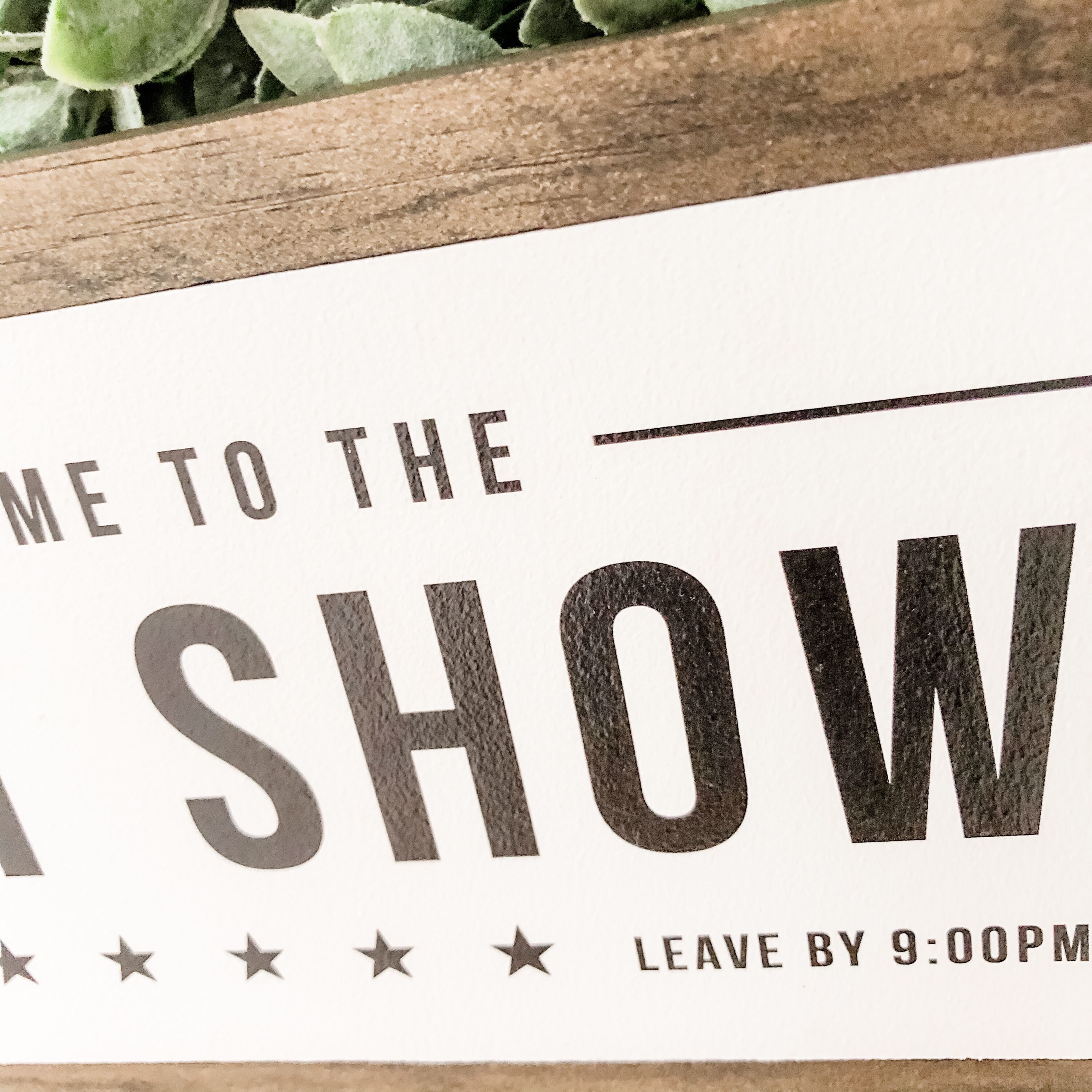 Home Decor Sign Welcome to the Shit Show Wooden Sign - Etsy Canada