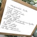 Recipe Card Sign, Custom Recipe Card, Handwritten Recipe, Handwritten ...