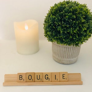 Scrabble Letter Tray Messages, Scrabble Letter Decor, Scrabble Gift ...