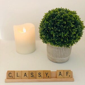 Scrabble Letter Tray Messages, Scrabble Letter Decor, Scrabble Gift ...