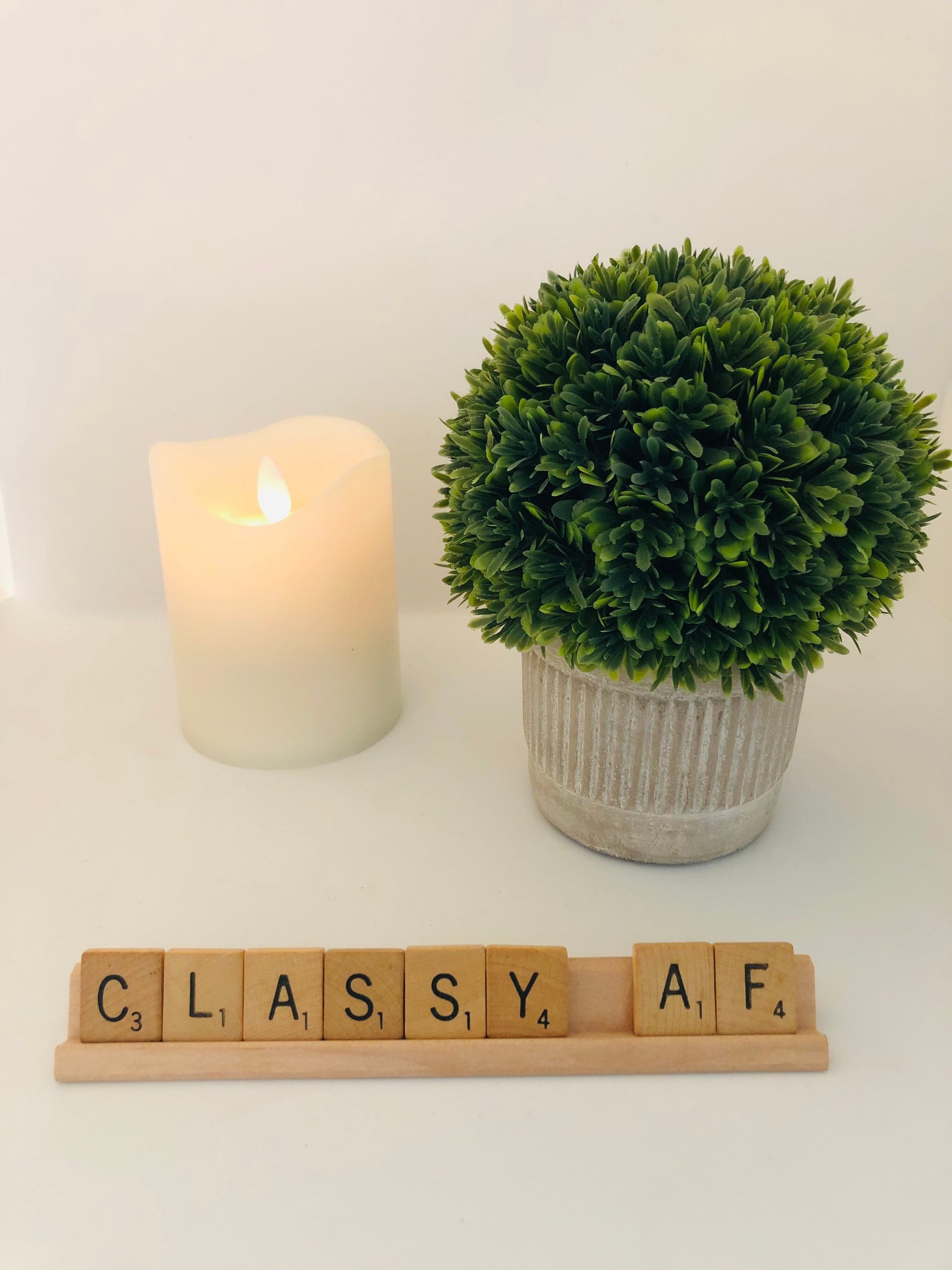 Scrabble Letter Tray Messages, Scrabble Letter Decor, Scrabble Gift ...