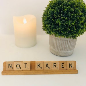 Scrabble Letter Tray Messages, Scrabble Letter Decor, Scrabble Gift ...