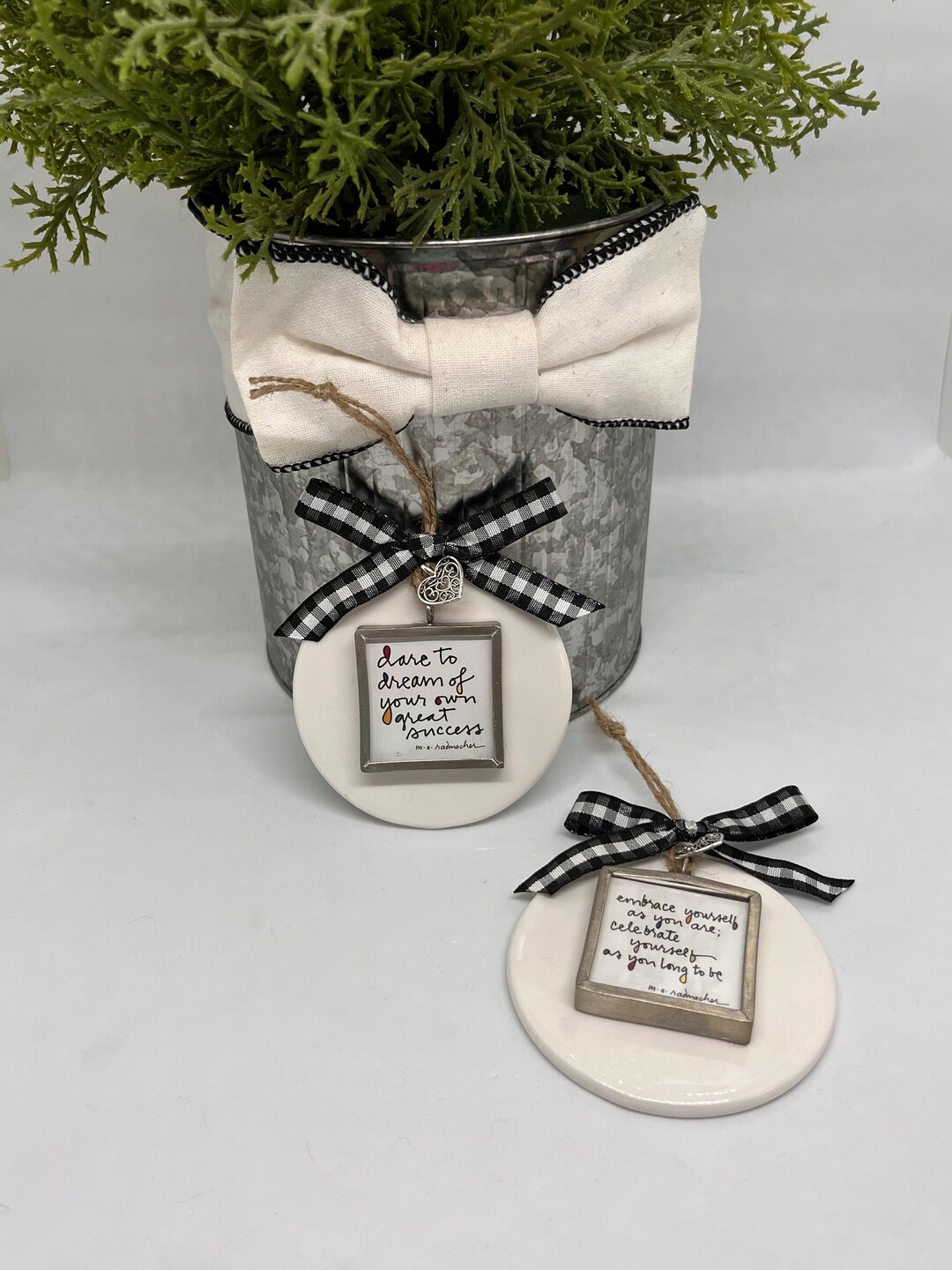 Inspirational Quote Ornaments, Positive Message Ornament, Year Round ...