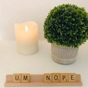 Scrabble Letter Tray Messages, Scrabble Letter Decor, Scrabble Gift ...