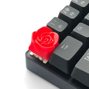 Rose Flower Artisan Keycap Cherry MX Mechanical Gaming Keyboards - Etsy