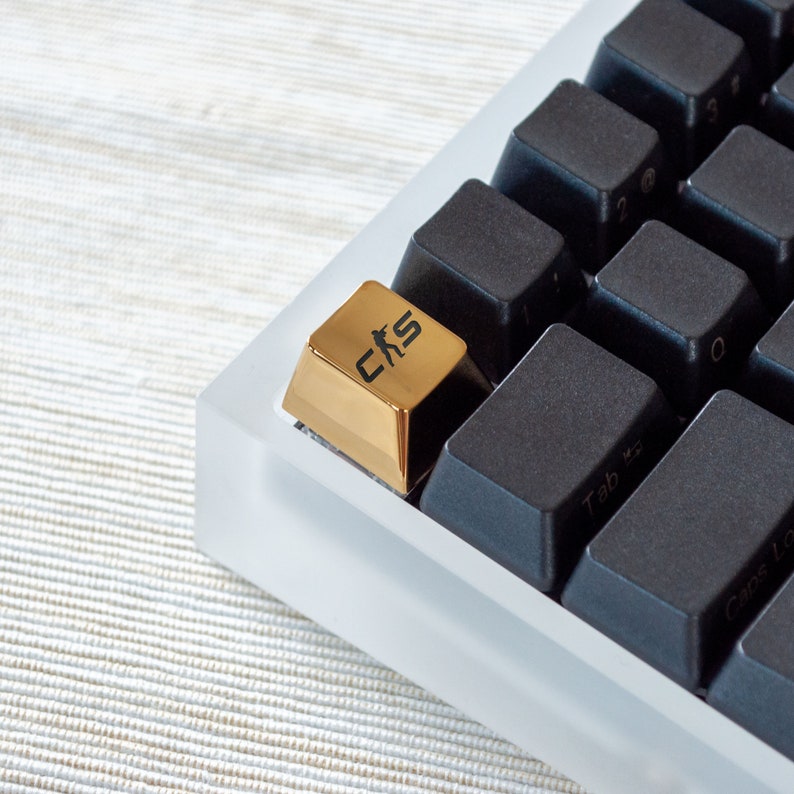 Counter Strike CS2 Engraved Solid Steel Artisan Gold Silver Metal ...