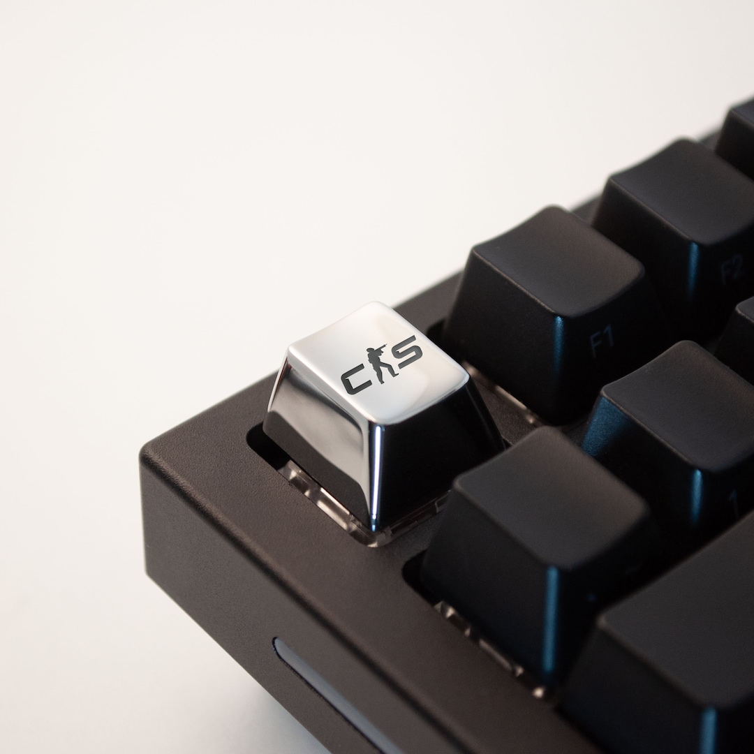 Counter Strike CS2 Engraved Solid Steel Artisan Gold Silver Metal ...