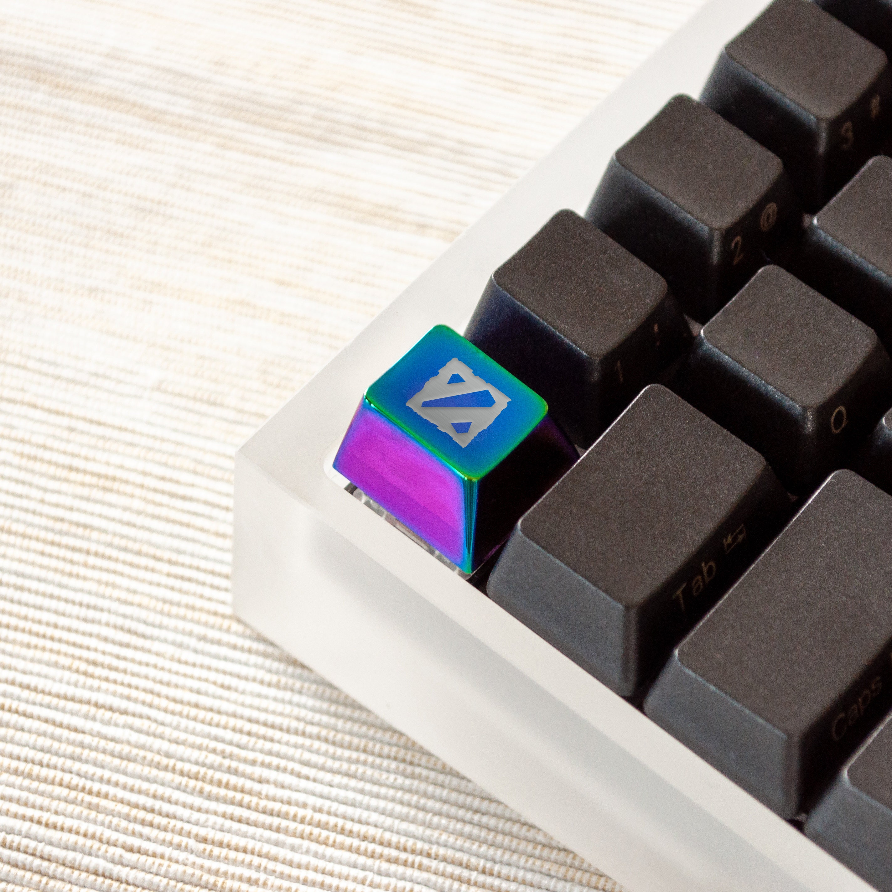 Dota 2 Engraved Solid Steel Artisan Gold Silver Metal Keycap Cherry MX ...