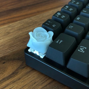 Rose Flower Artisan Keycap Cherry MX Mechanical Gaming Keyboards - Etsy