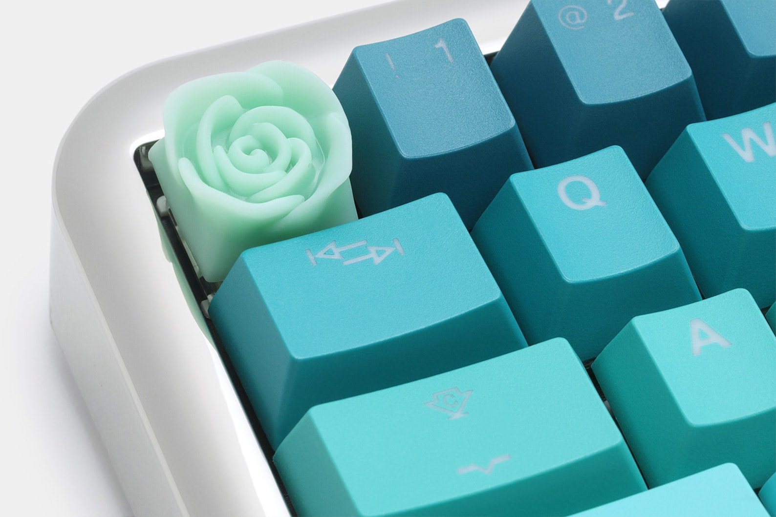 Rose Pastel Flower Artisan Keycap Cherry MX Mechanical Gaming - Etsy