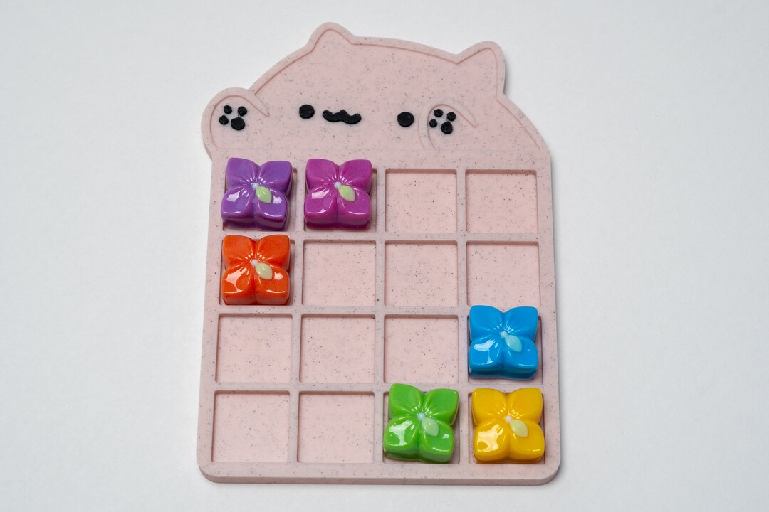 Bongo Cat Kawaii Artisan Keycap Display Tray Storage Holder for MX ...