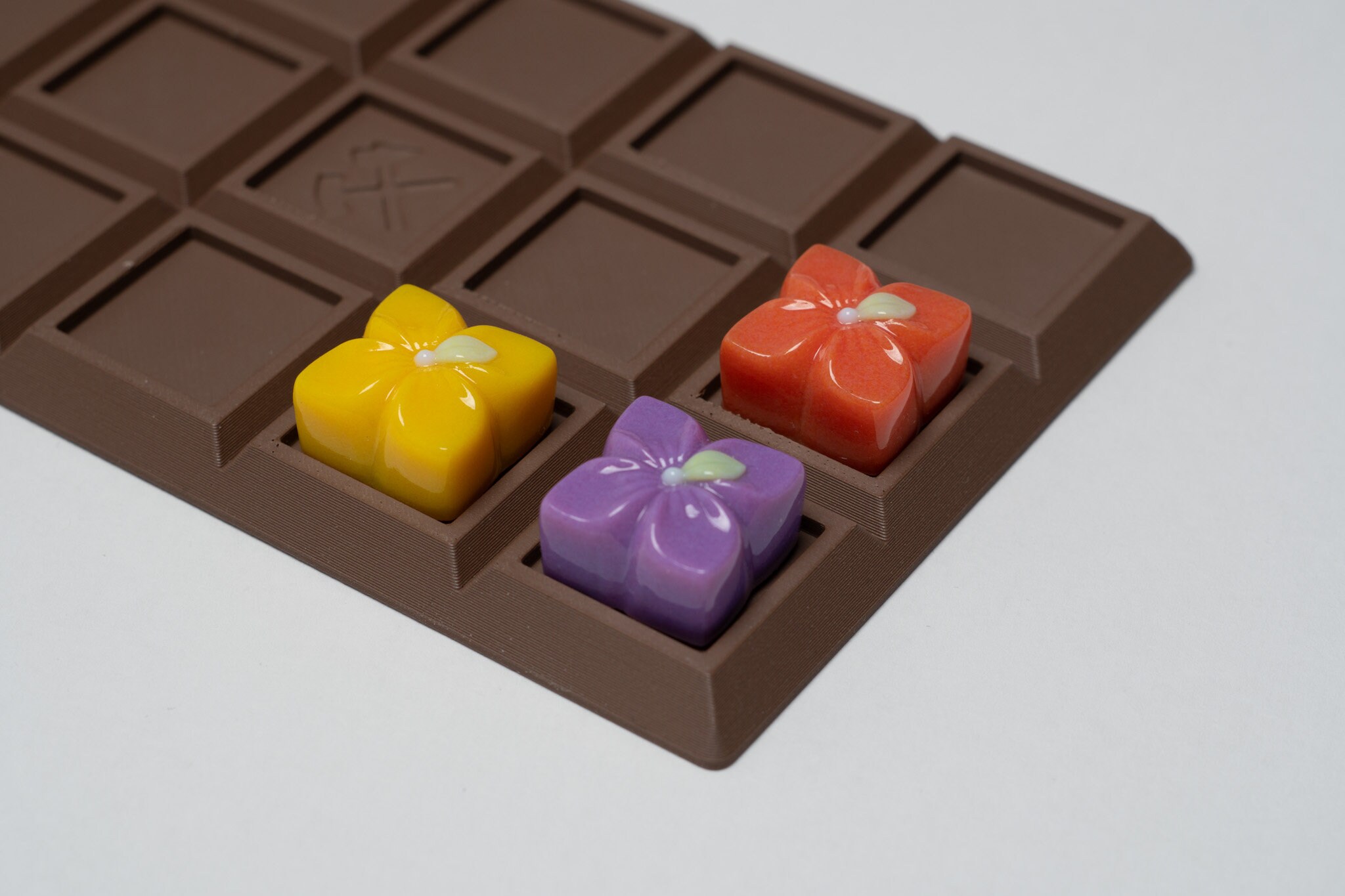 Chocolate Bar Artisan Keycap Display Tray Storage Holder for MX ...