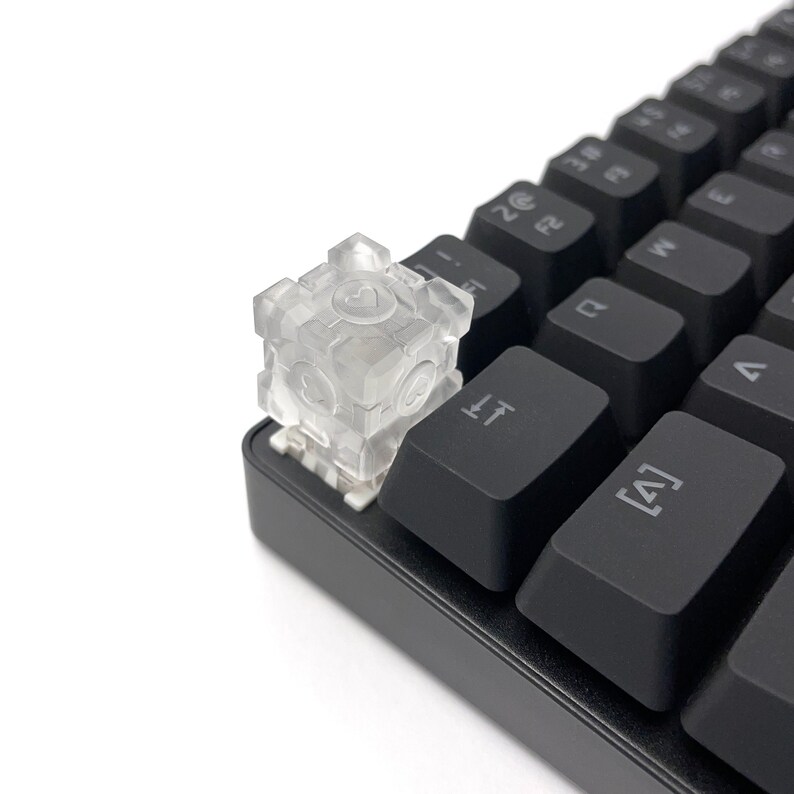 Portal Companion Cube Keycap Cherry MX Mechanical Gaming - Etsy