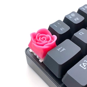 Rose Flower Artisan Keycap Cherry MX Mechanical Gaming Keyboards - Etsy