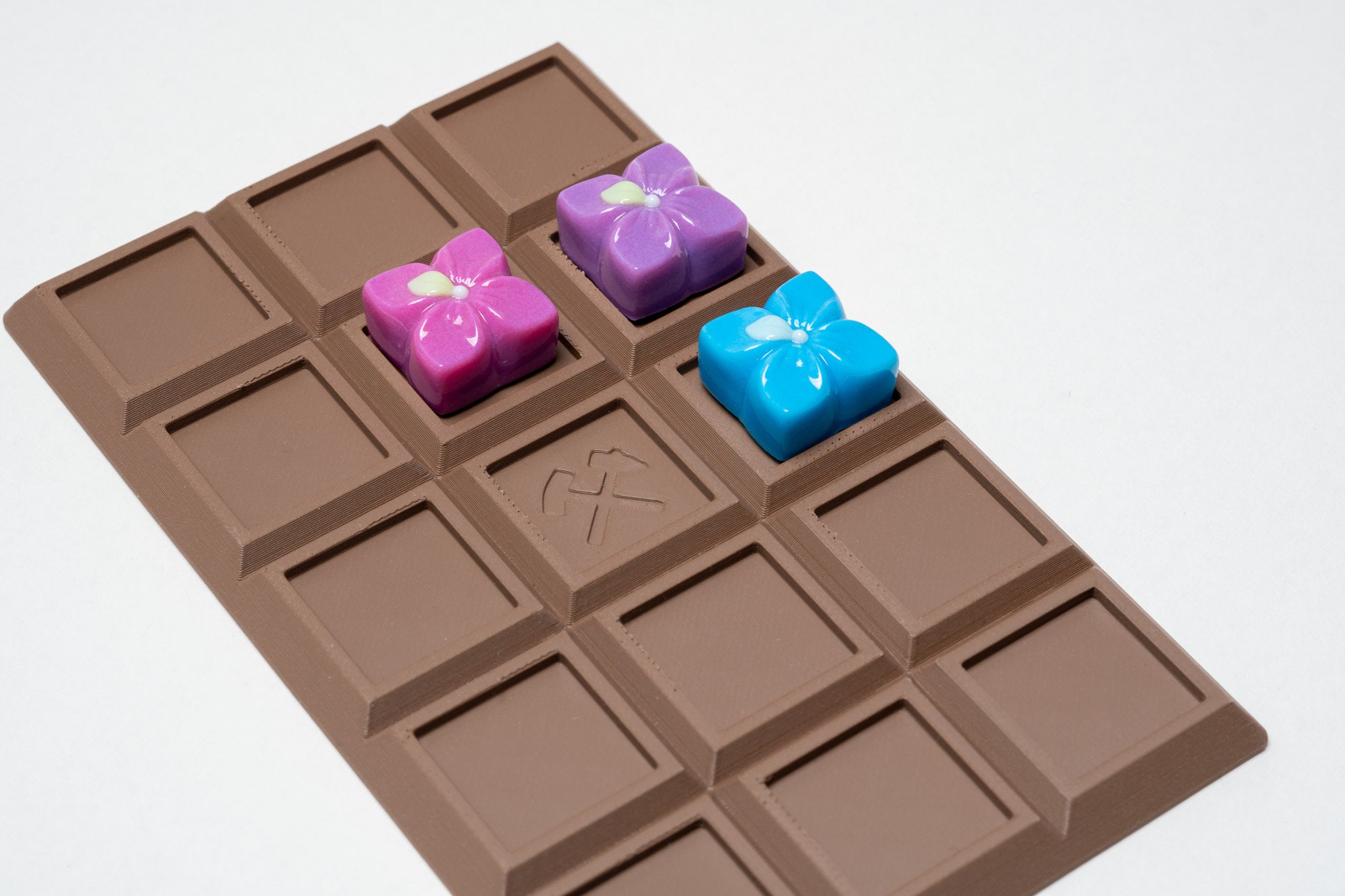 Chocolate Bar Artisan Keycap Display Tray Storage Holder for MX ...