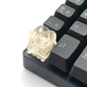 Rose Flower Artisan Keycap Cherry MX Mechanical Gaming Keyboards - Etsy