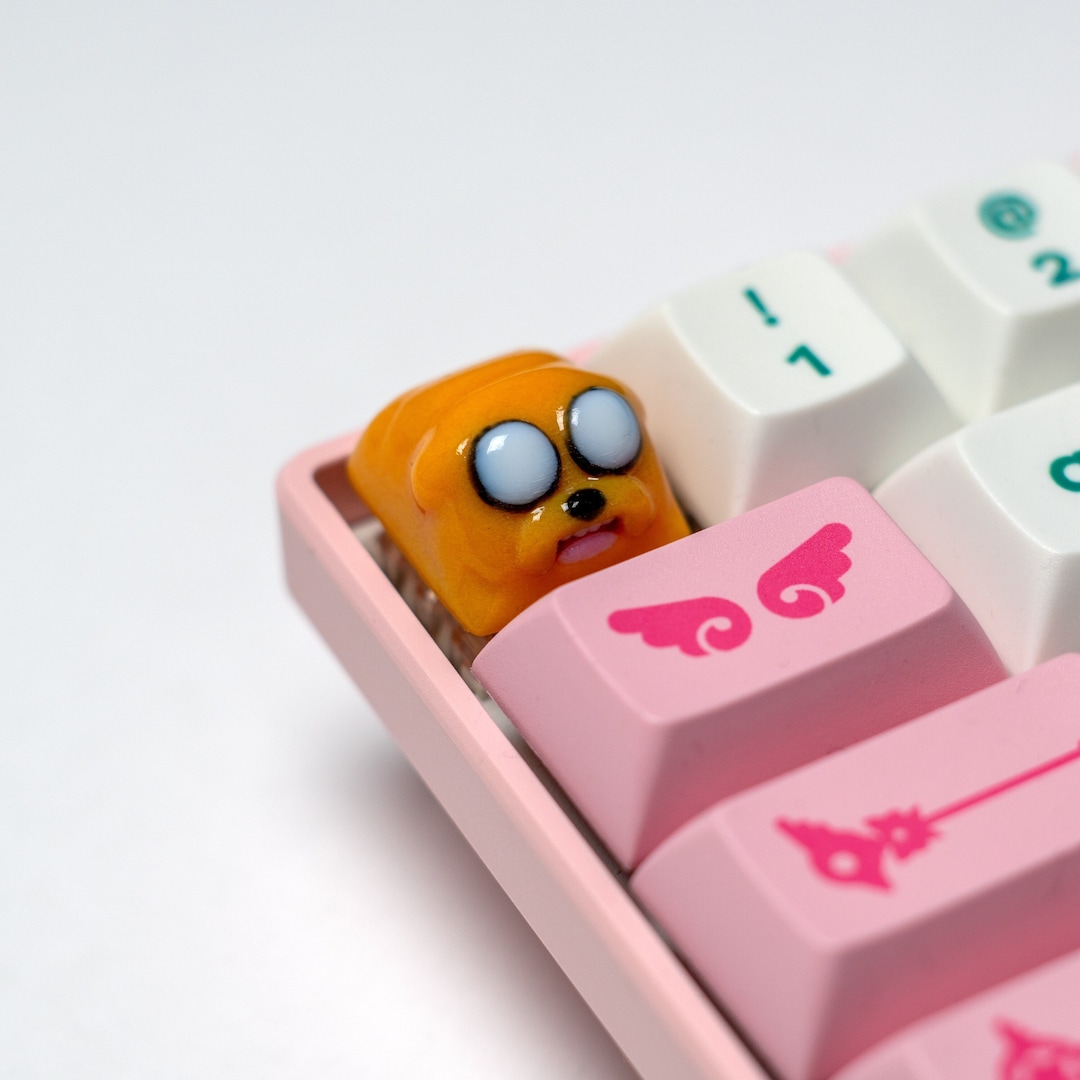 Jakey the Keycap Artisan Adventure Time Jake the Dog Cherry MX ...