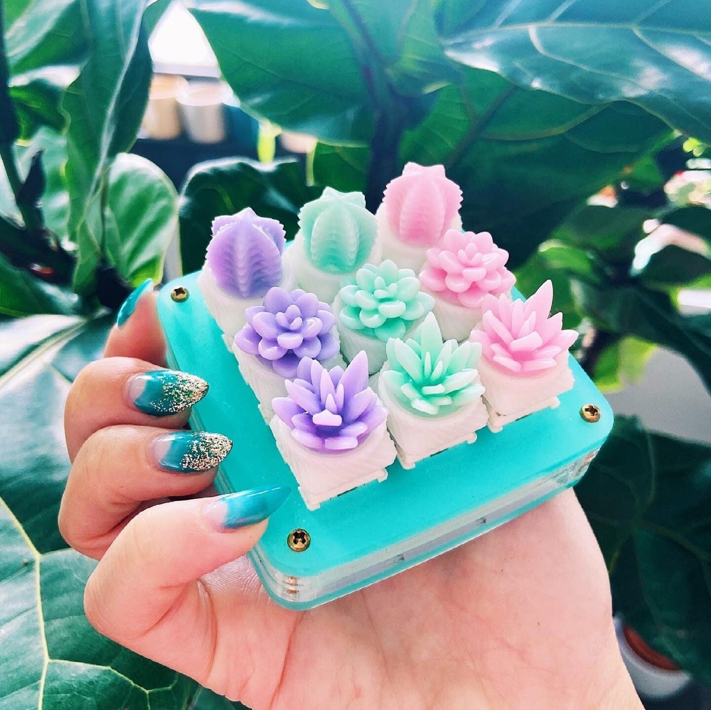 Succulent Plant Artisan Keycap Cherry MX Mechanical Gaming | Etsy