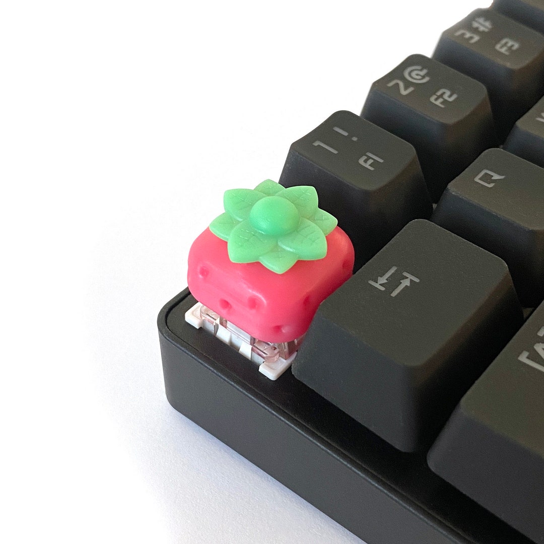 Strawberry Fruit Artisan Keycap Cherry MX Mechanical Gaming Keyboards ...