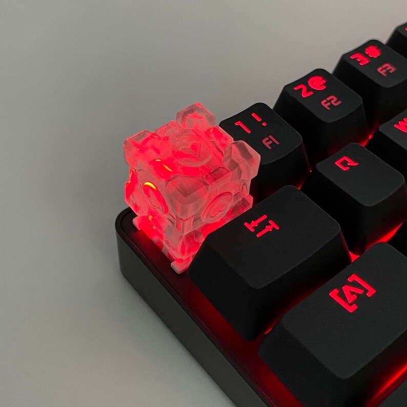 Portal Companion Cube Keycap Cherry MX Mechanical Gaming - Etsy