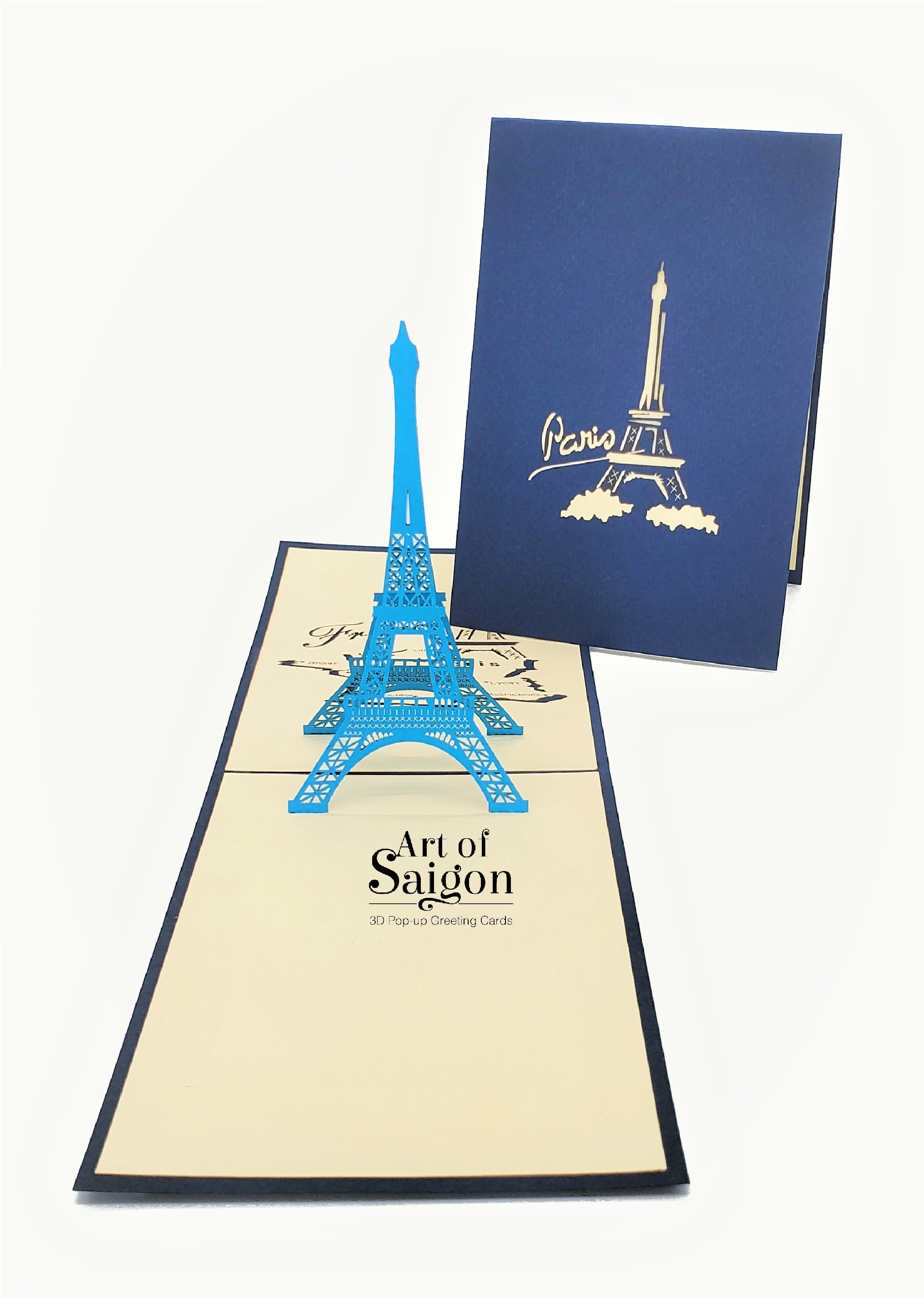 Paris Eiffel Tower Pop up Card - Etsy