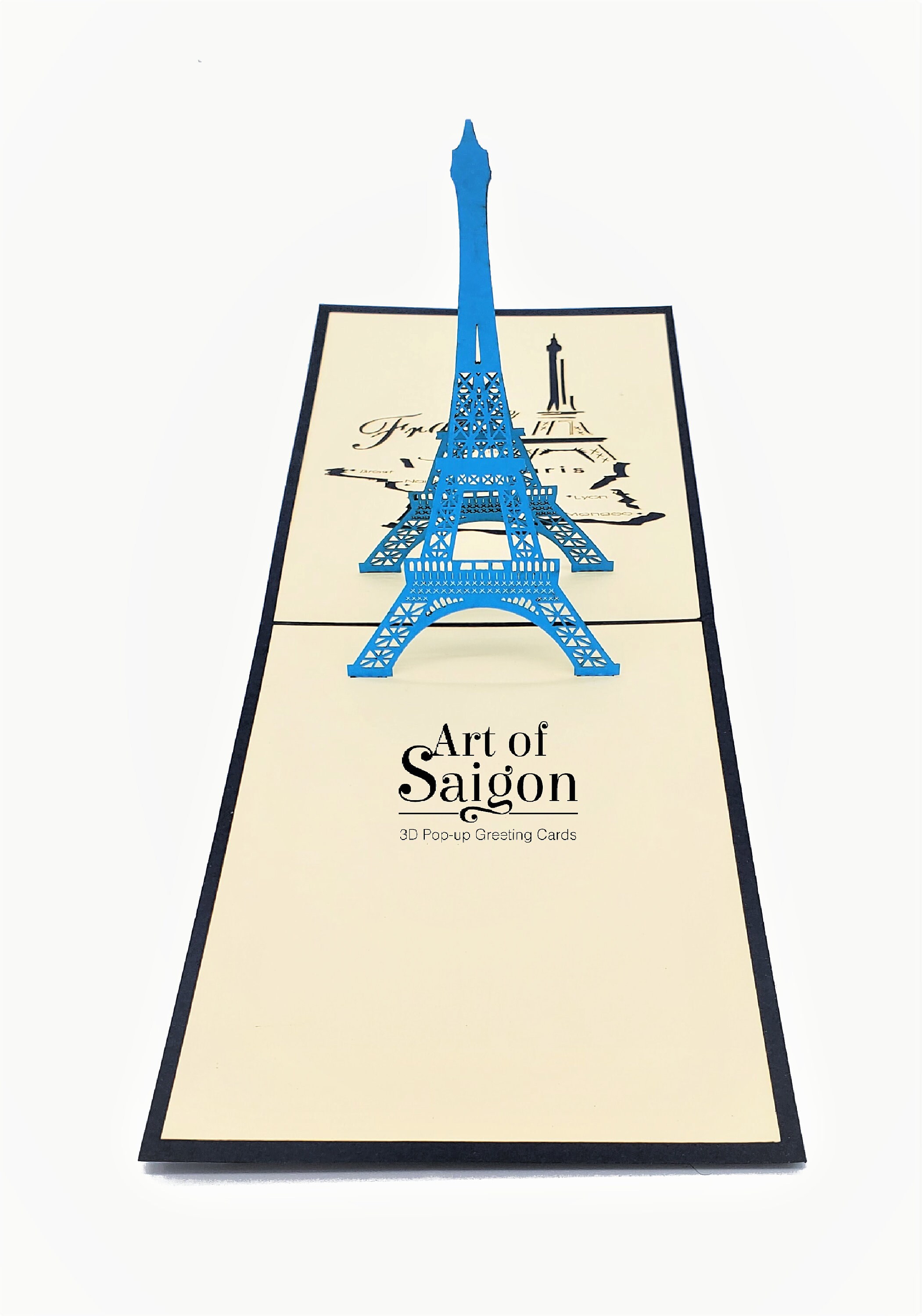 Paris Eiffel Tower Pop up Card - Etsy