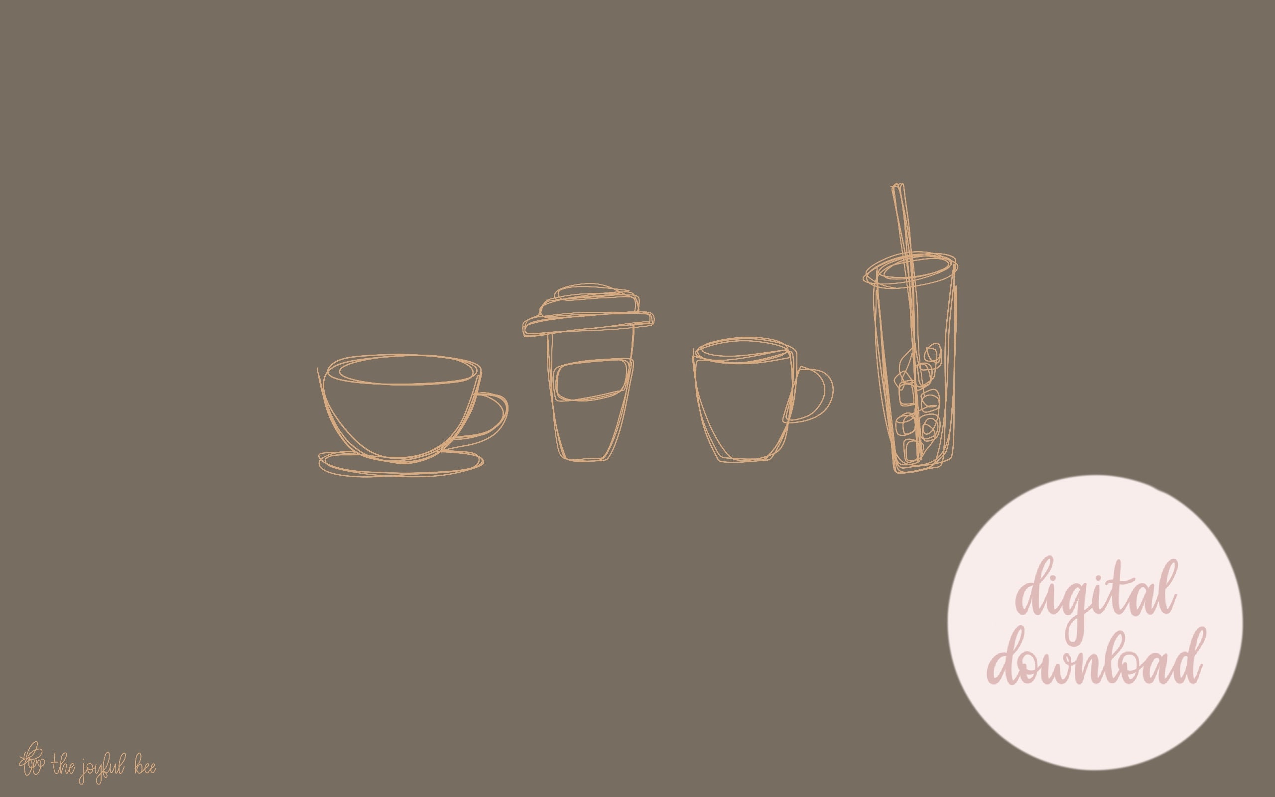 Coffee Desktop Wallpaper, Computer Background, Laptop Wallpaper ...