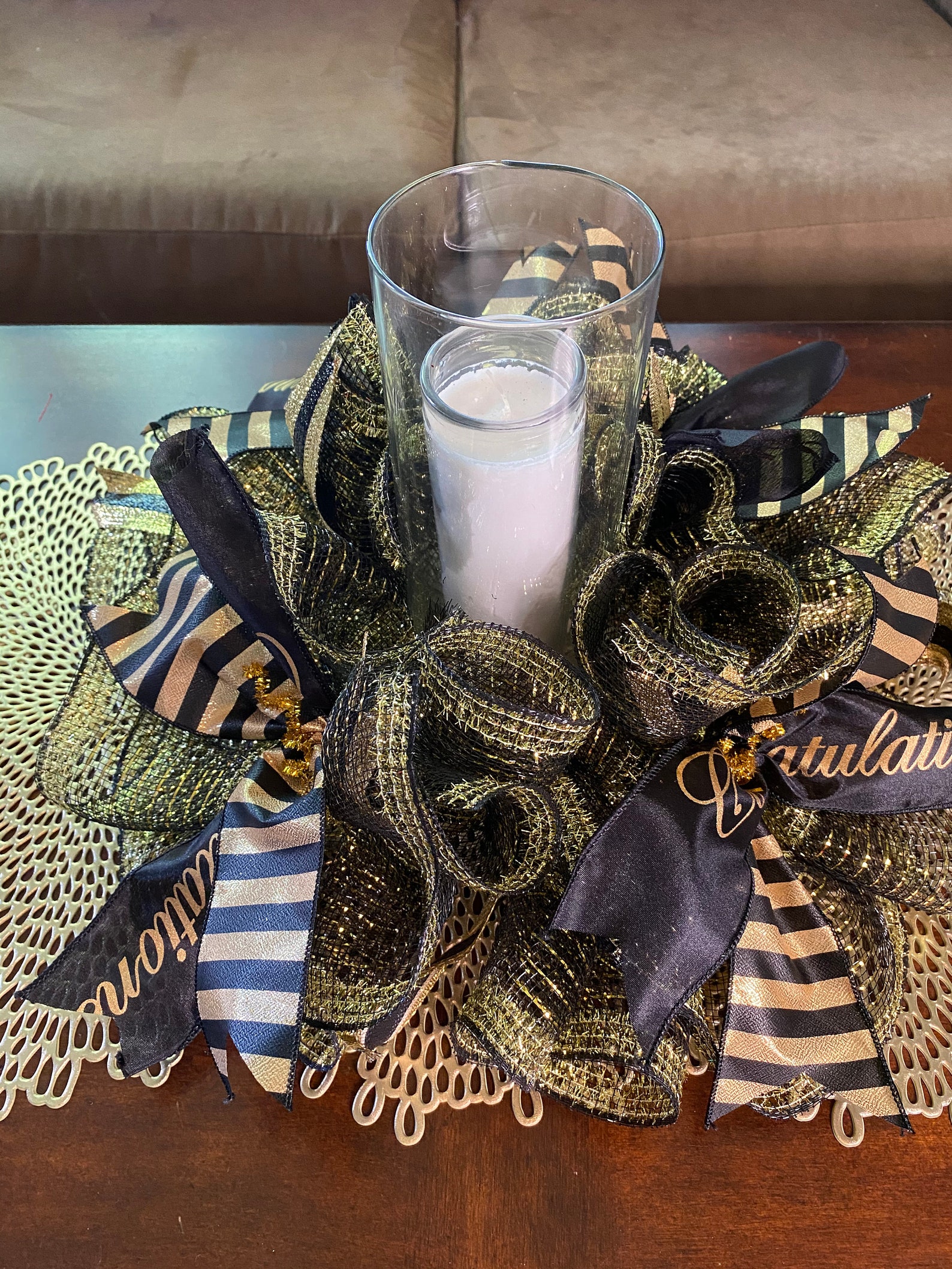 Graduation Candle Holdergraduation Centerpiecegraduation | Etsy