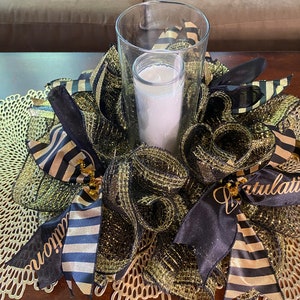 Graduation Candle Holder,graduation Centerpiece,graduation Party Decor ...