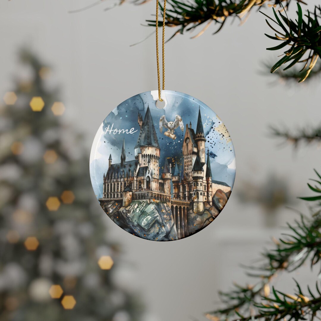Wizard School Castle Ornament Enchanted Holiday Keepsake Magical Decor ...