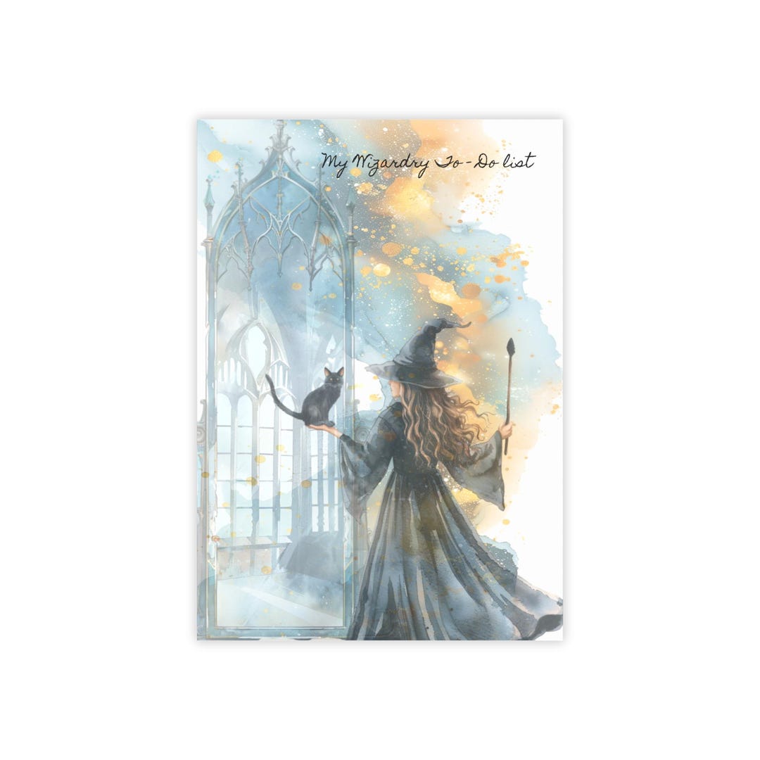 Wizard School Custom Magical Post-it® Note Pads 4"x6" Wizardly World ...