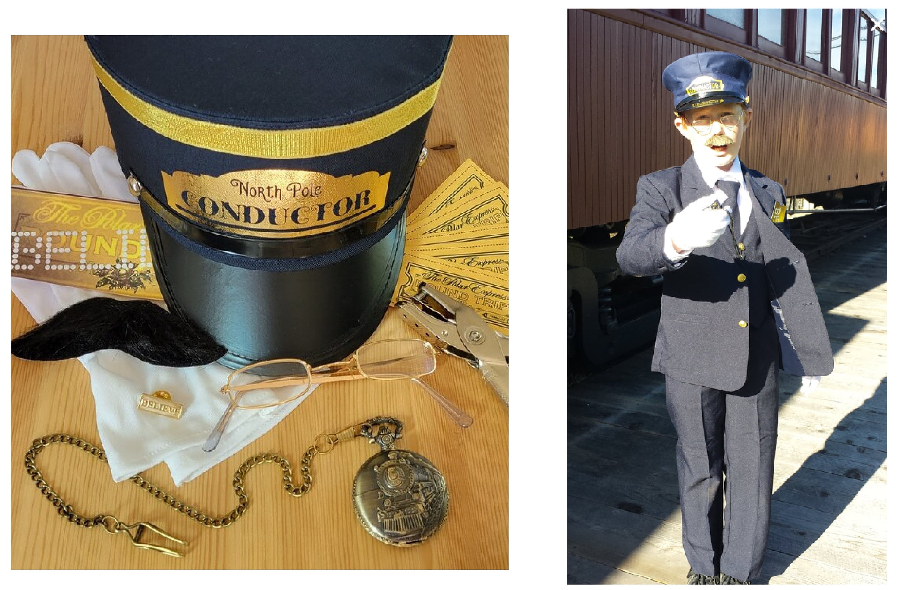 Polar Express Conductor Clipart