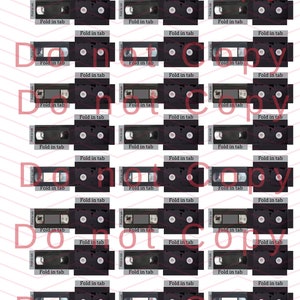 Horror Vintage VHS 1:12 or 1 6 Scale Dollhouse/diorama/miniature ...