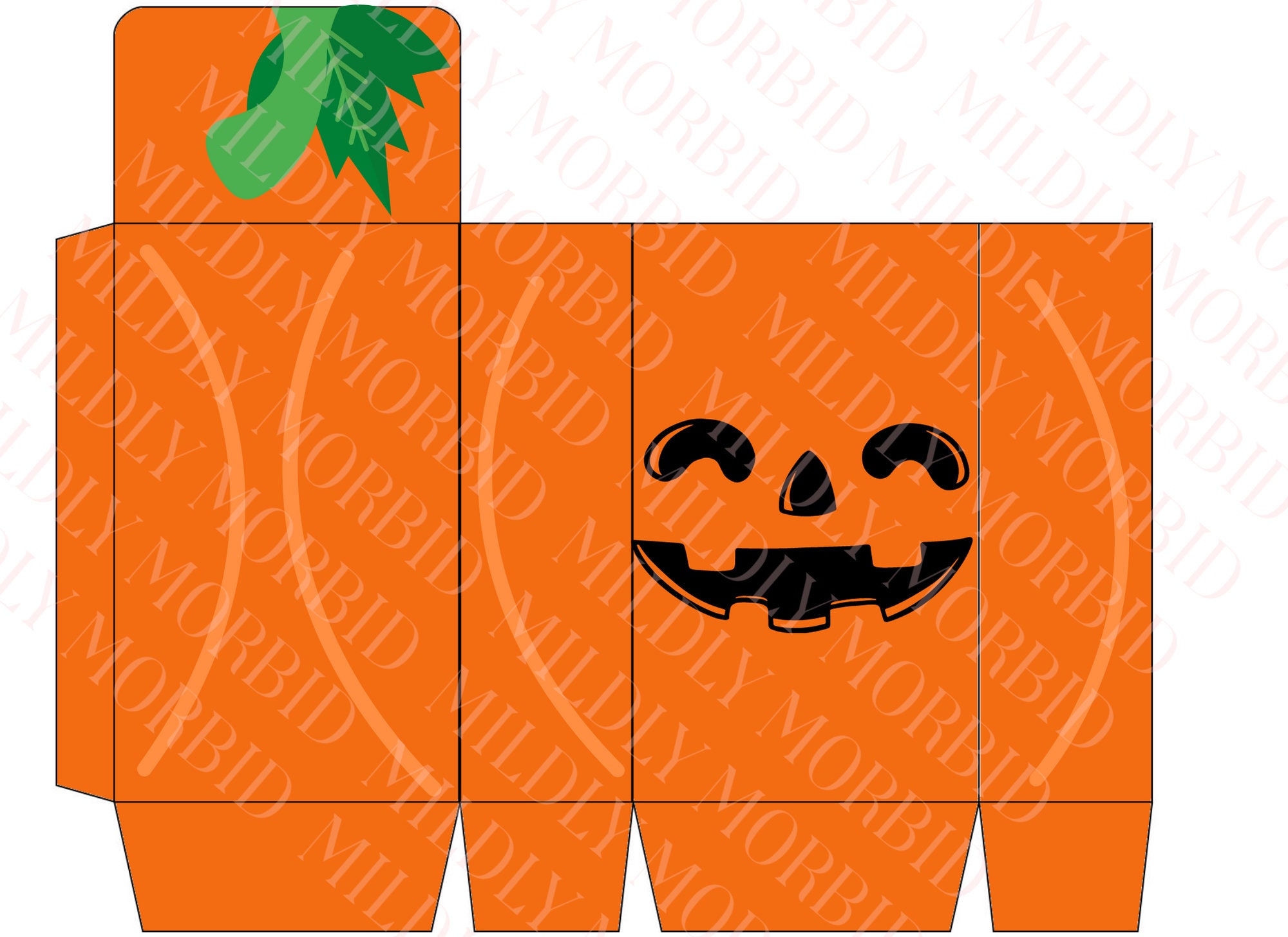 Printable Instant Download Pumpkin Treat Bags 3x5 1 1/2 Inch - Etsy