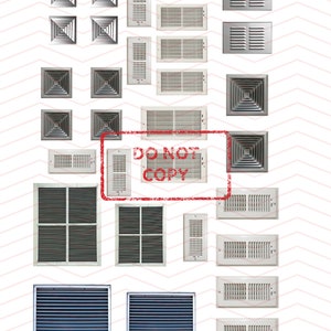 1:12 Inkjet PRINTABLE , Scale Vents, Outlets, Light Switches (US and UK ...